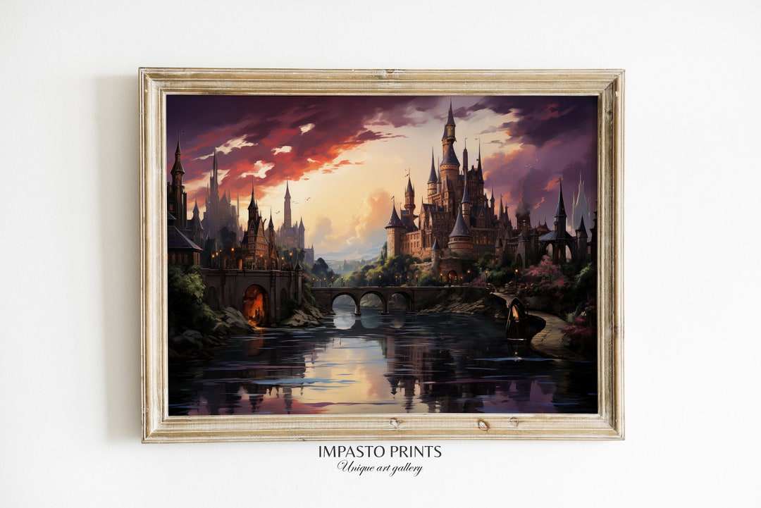 Wizard Posters Digital Print, Wizard School Print, Wizard Room Decor ...