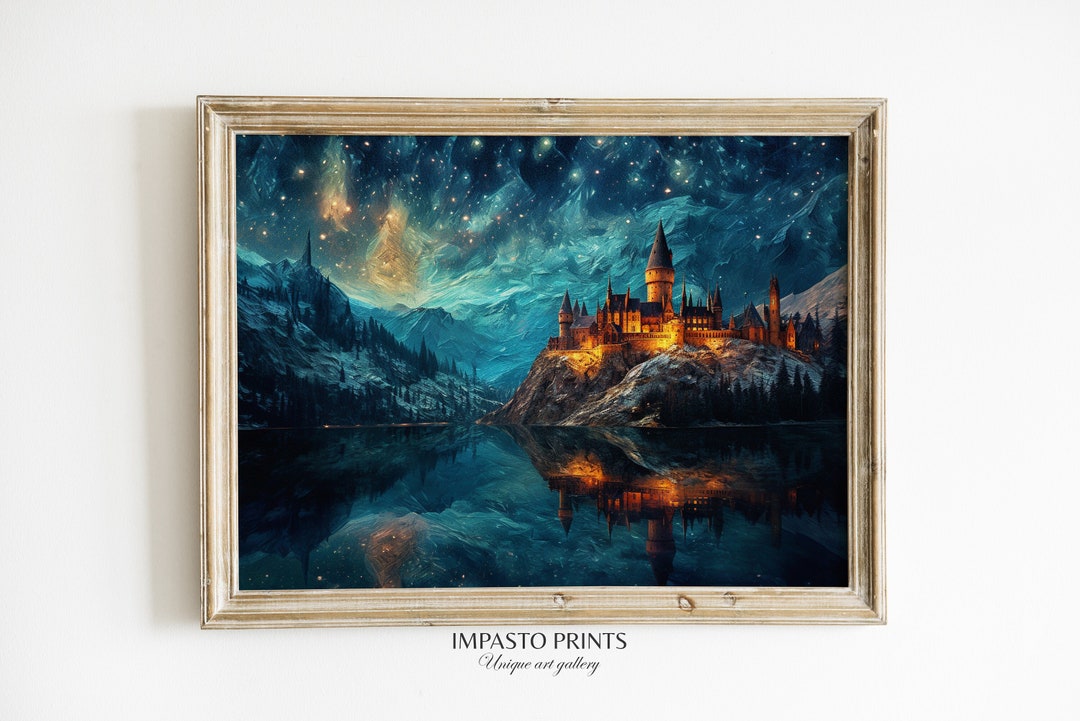 Wizarding Inspired Poster, Vintage Wizard School, , Wizard World, Van ...