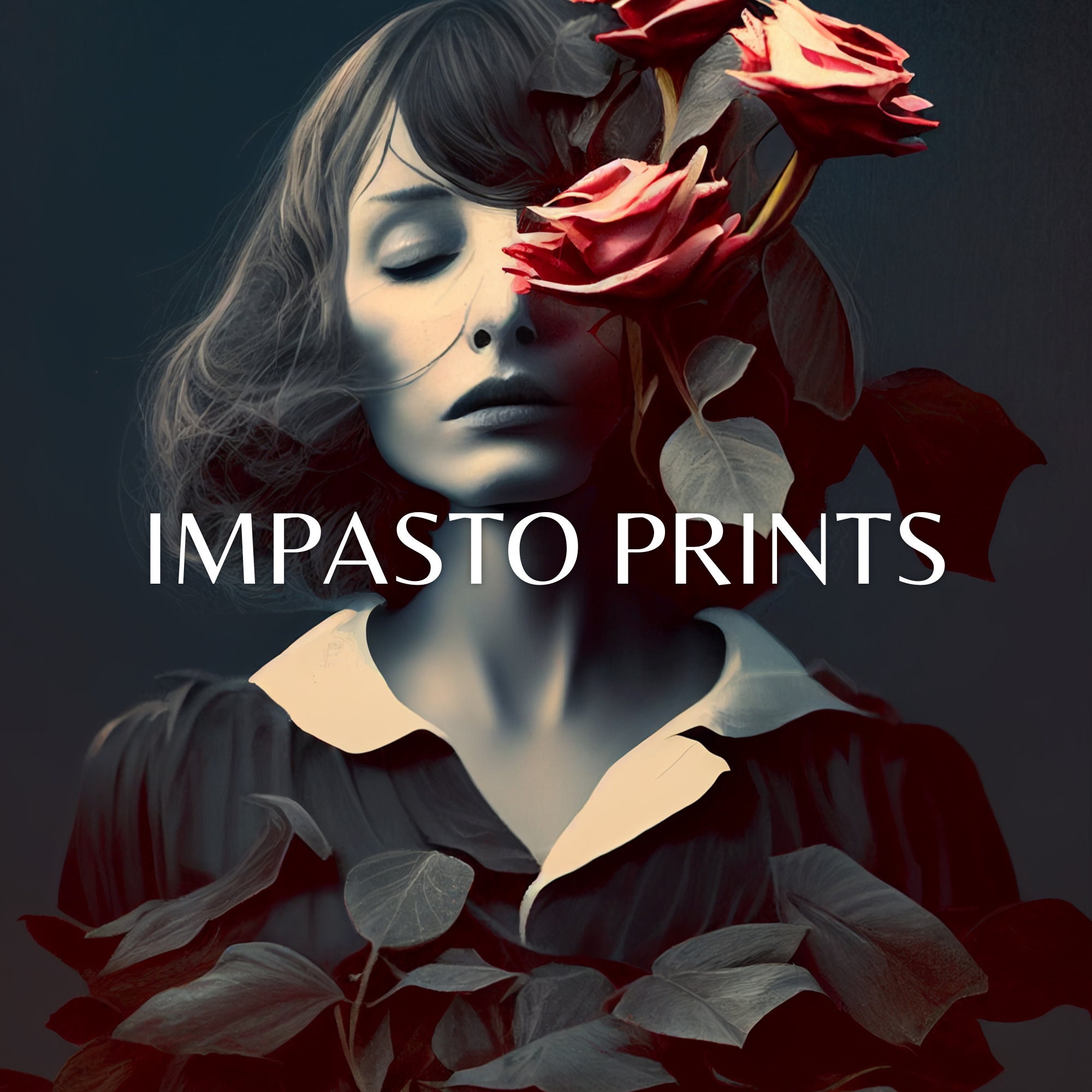 Dark Academia Decor Woman Dark Academia Prints Women Prints Dark Floral ...