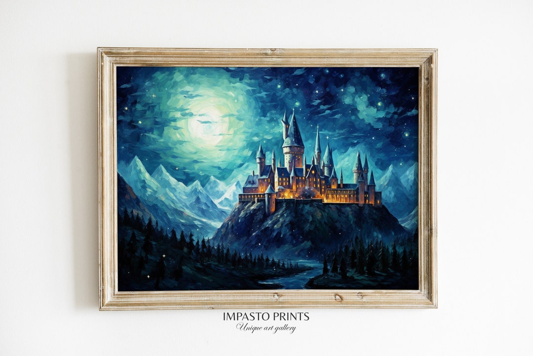 Wizard Inspired Poster, Vintage Wizard School, , Wizard World, Harry ...