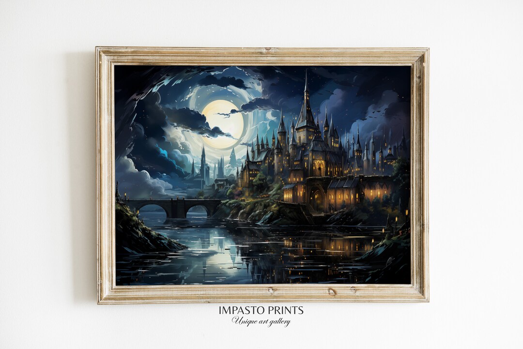 Wizard Posters Digital Print, Wizard School Print, Wizard Room Decor ...