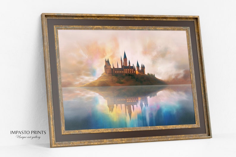 Wizarding Inspired Poster Vintage Wizard School Potter - Etsy