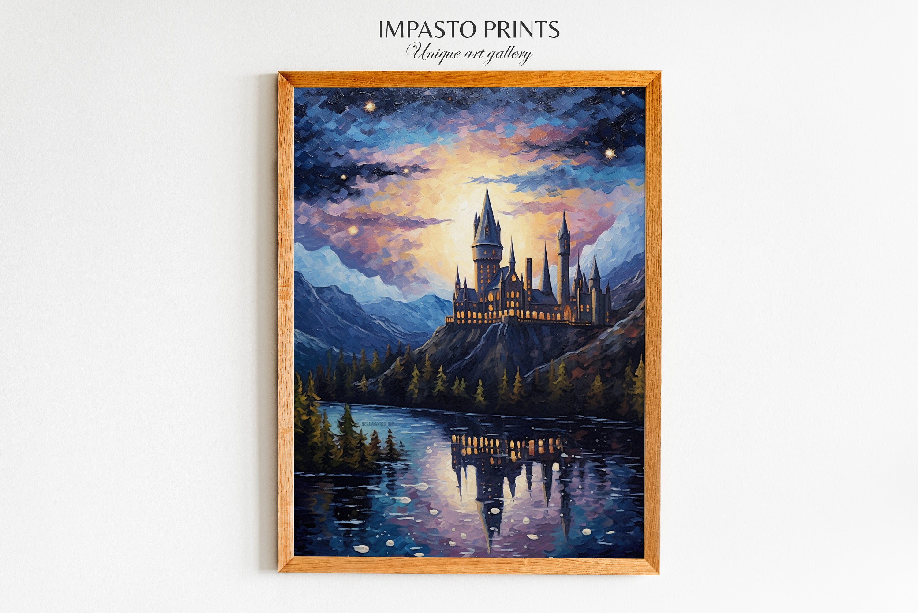 Vintage Wizard School, Harry Potter Poster, Hogwarts Magical Wizarding ...