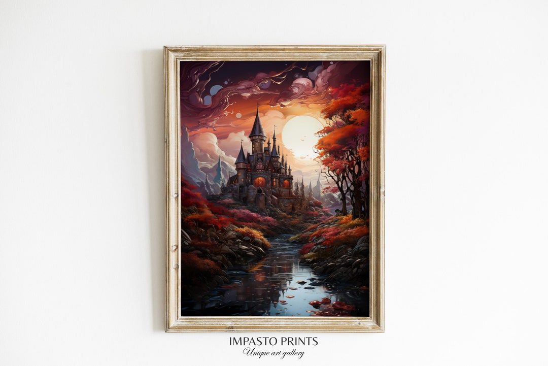 Wizard Posters Digital Print, Wizard School Print, Wizard Room Decor ...