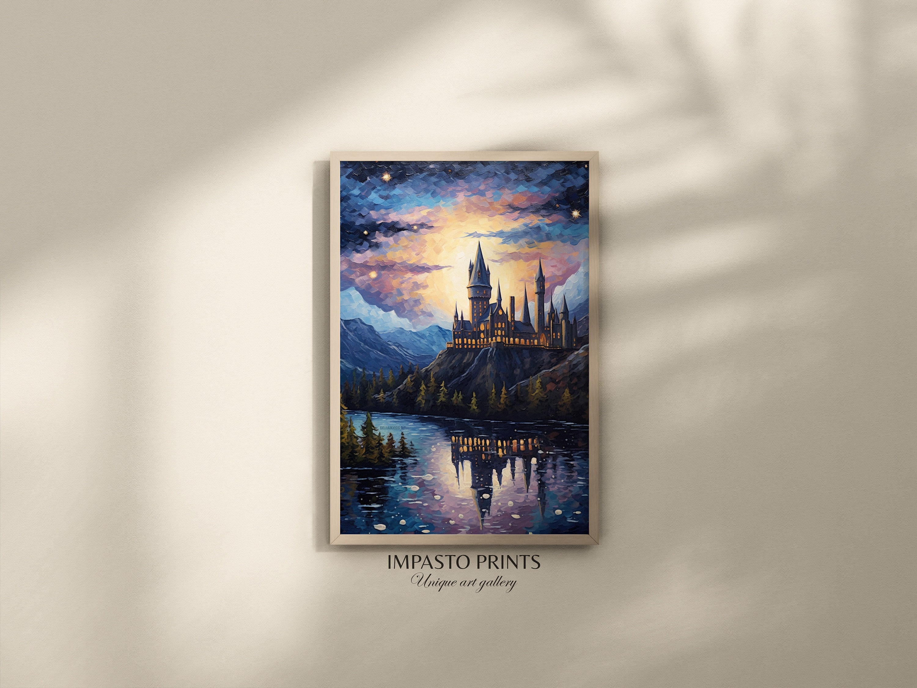 Wizarding Inspired Poster, Vintage Wizard School, Potter Prints, Wizard ...