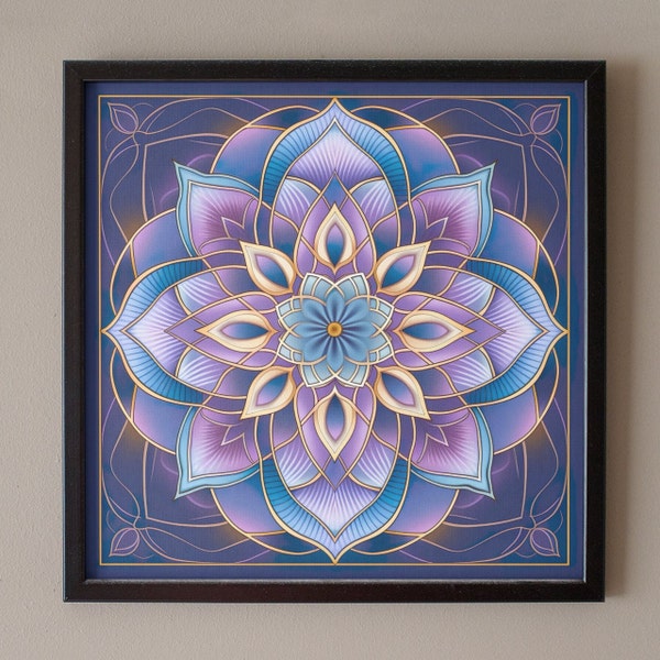 Lotus Mandala - Etsy