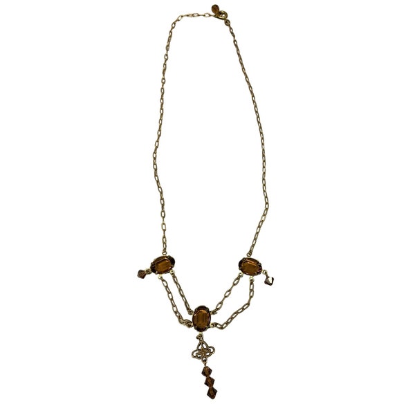 Brown Necklace - Etsy