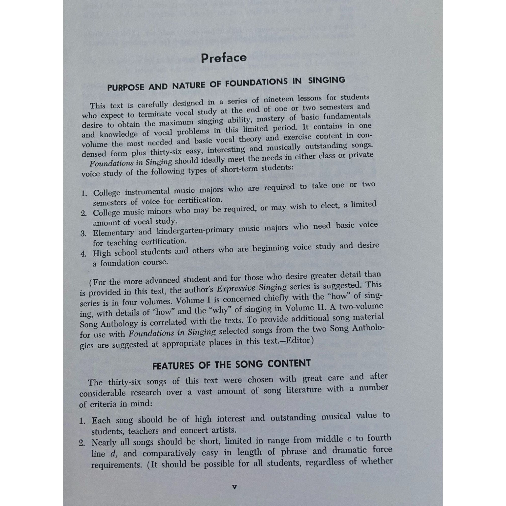 Foundations in Singing: 1965 Vocal Technique Textbook - Etsy