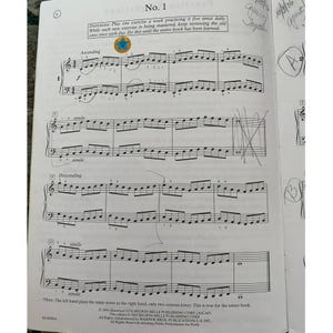 Hanon-schaum Book One Piano Exercises Sheet Music Warner Bros ...