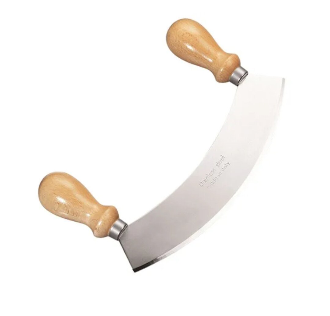 Traditional Italian Mezzaluna Chopper Large - Etsy