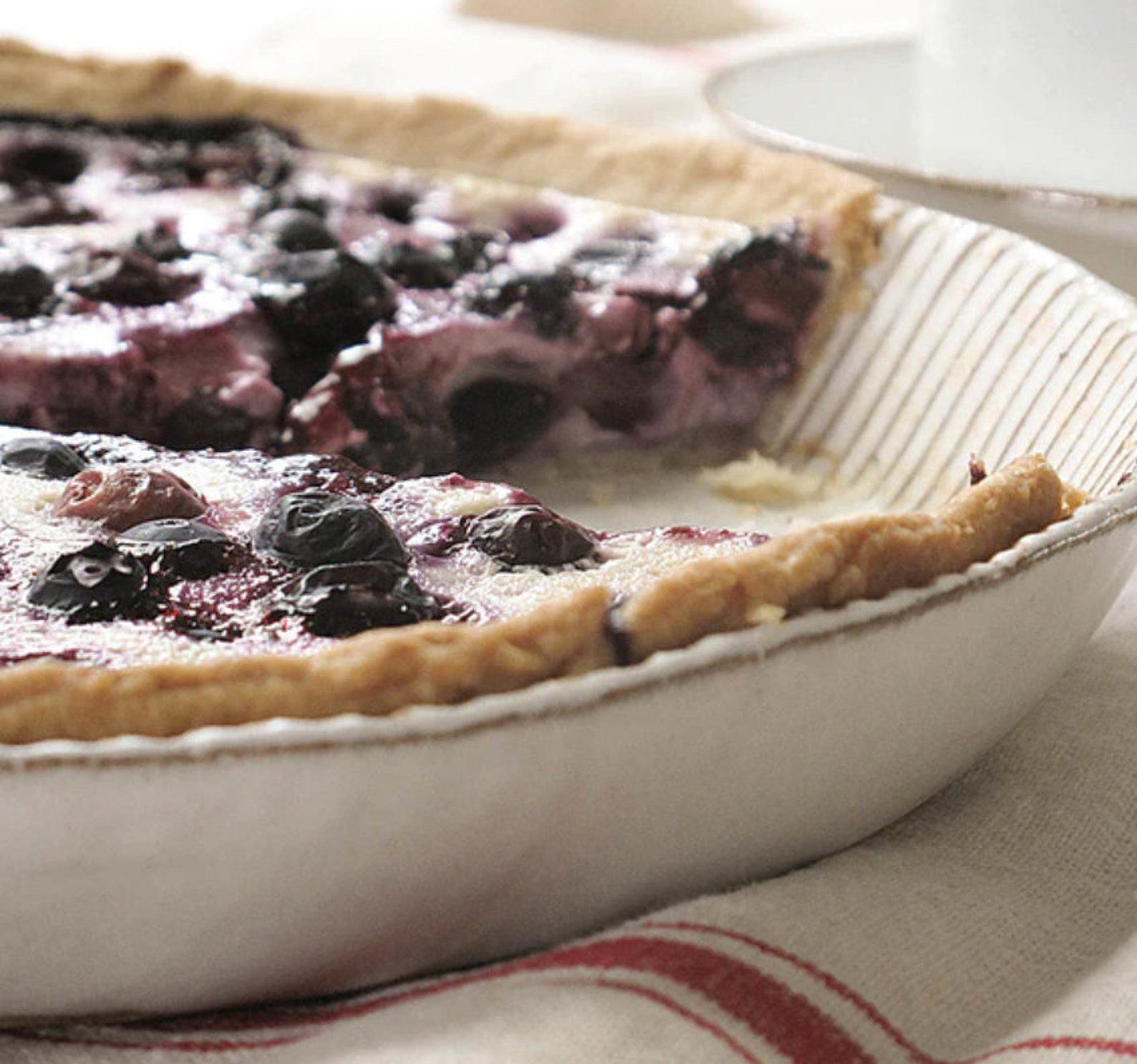 White Glazed Fluted Pie Mould - Etsy