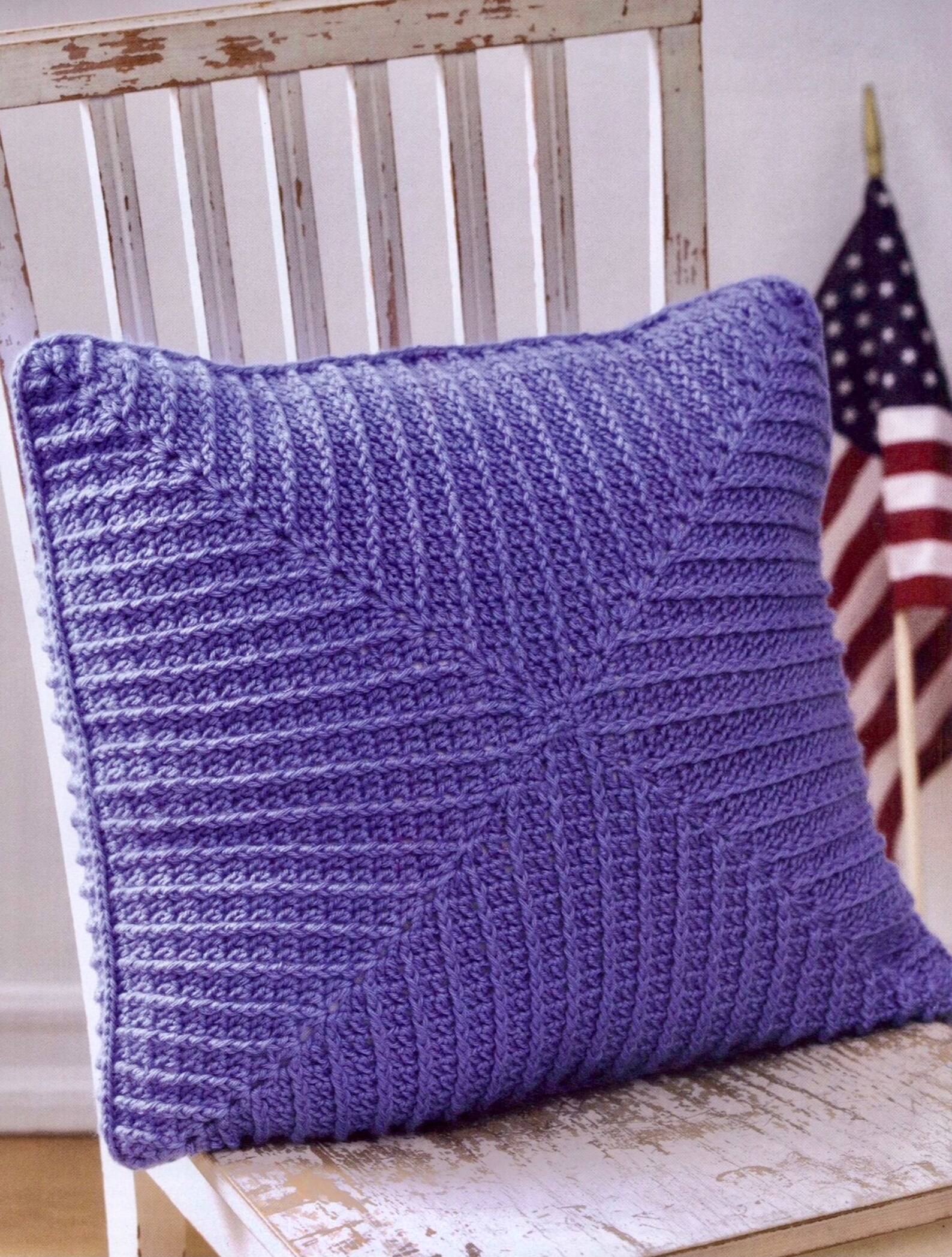 Pillowcase CROCHET PATTERN, Textured Pattern Different Sides, Vintage ...