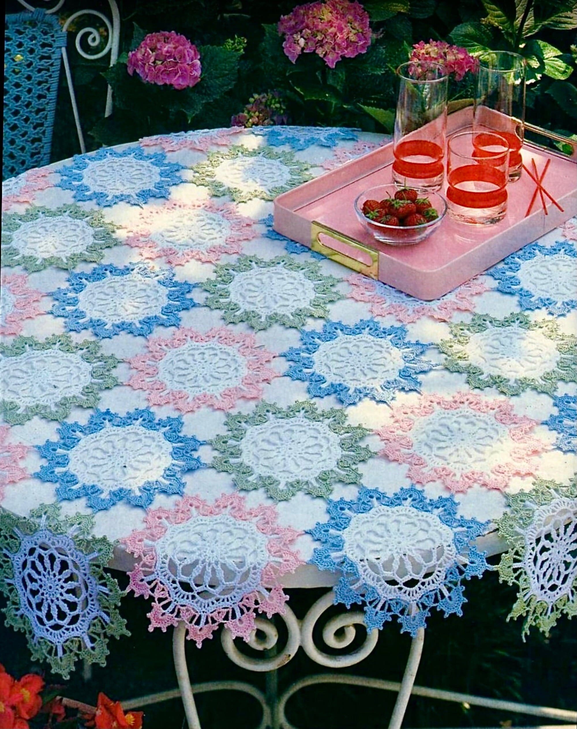 Tablecloth CROCHET PATTERN, Doily Crochet Pattern, Vintage Lace ...