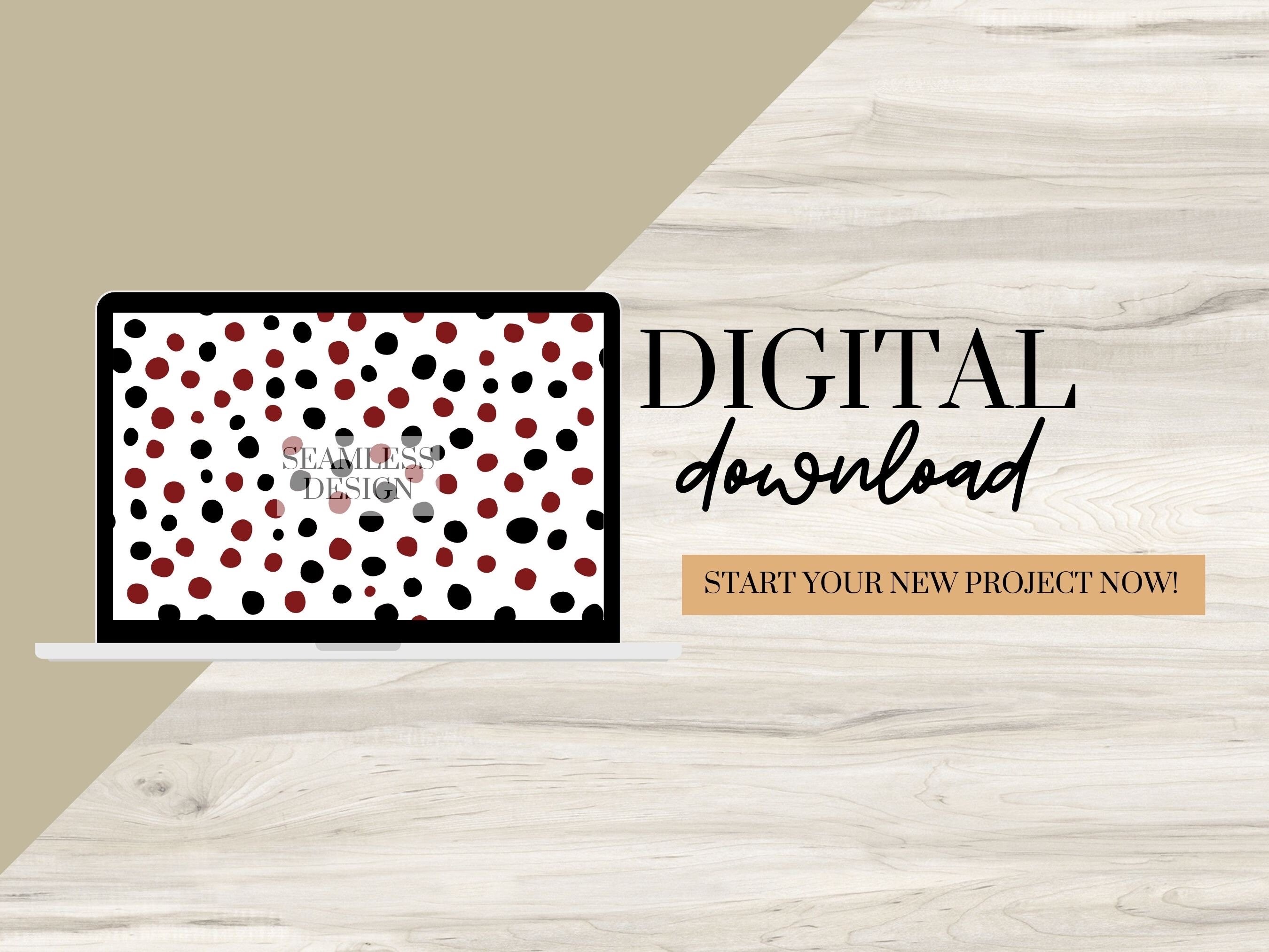 Maroon White and Black Polka Dot Seamless, Maroon White Background ...