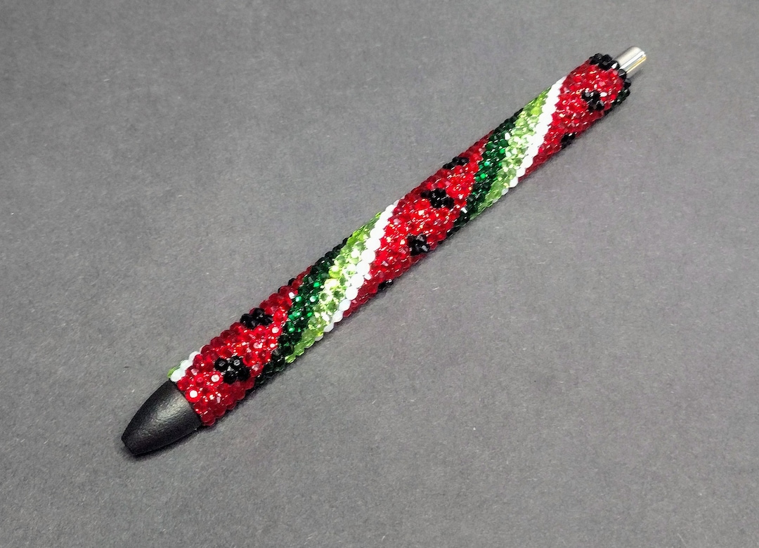 Watermelon Rhinestone Pen - Etsy