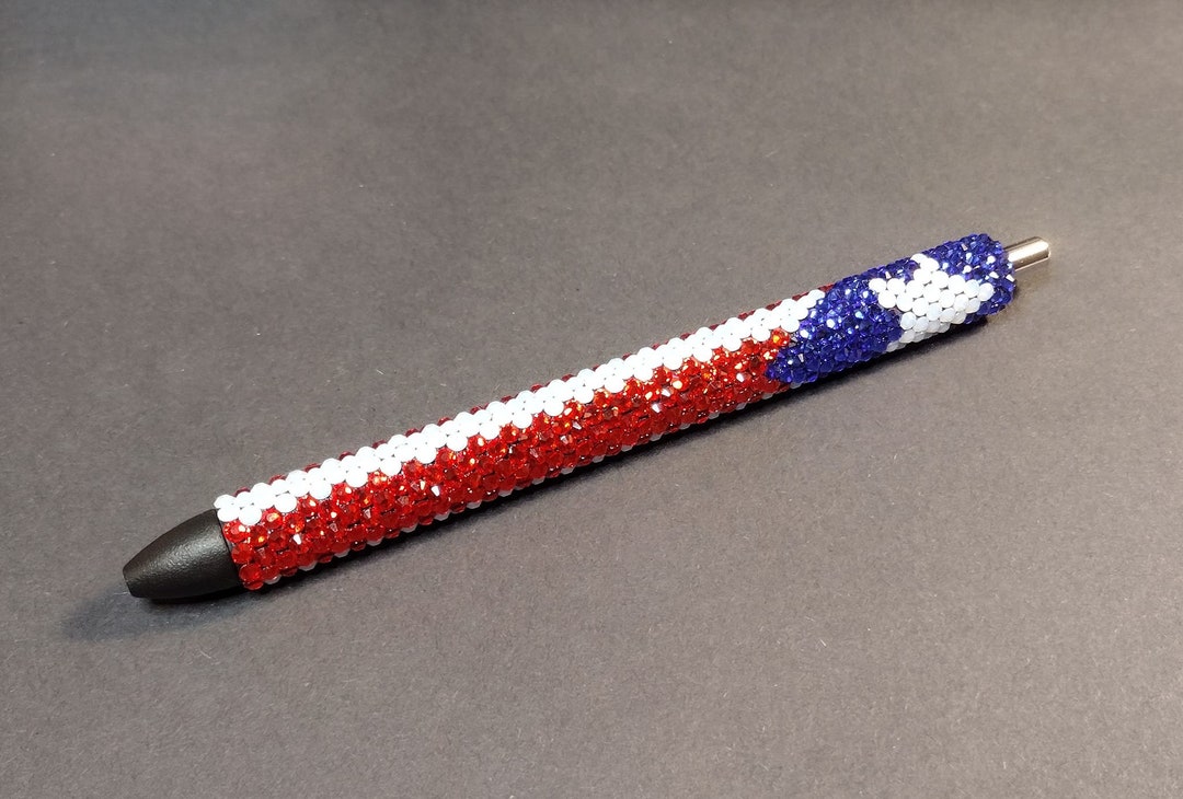Puerto Rico Flag Rhinestone Pen - Etsy