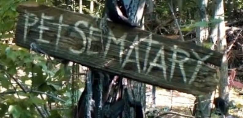 Pet Sematary Sign. Larger Version - Etsy