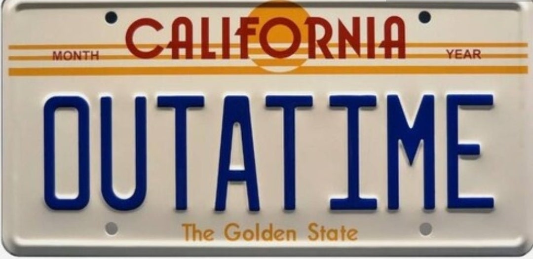 Out of Time License Plate - Etsy