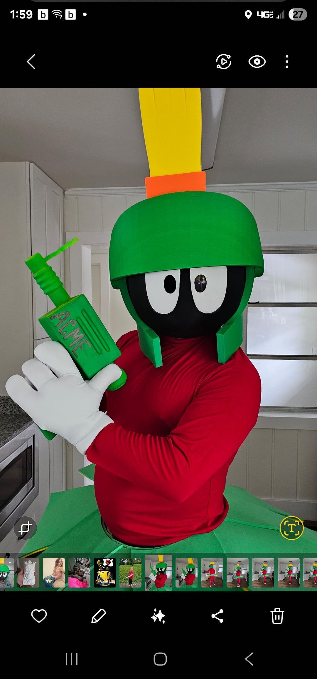 FULL Marvin the Martian Cosplay XL to XXL - Etsy