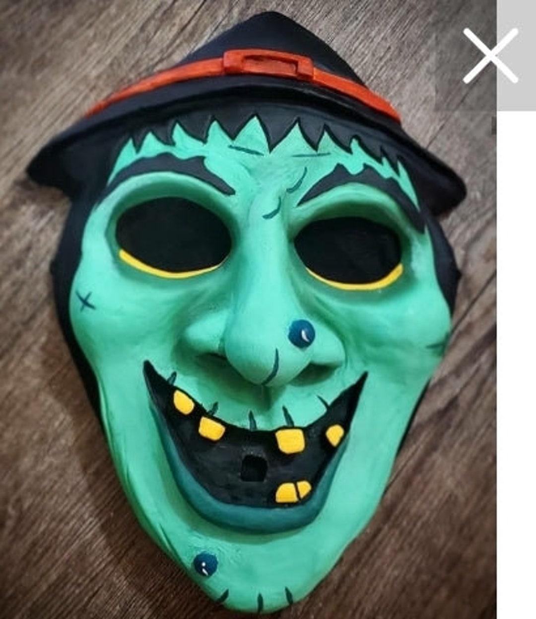 Witch Mask - Etsy