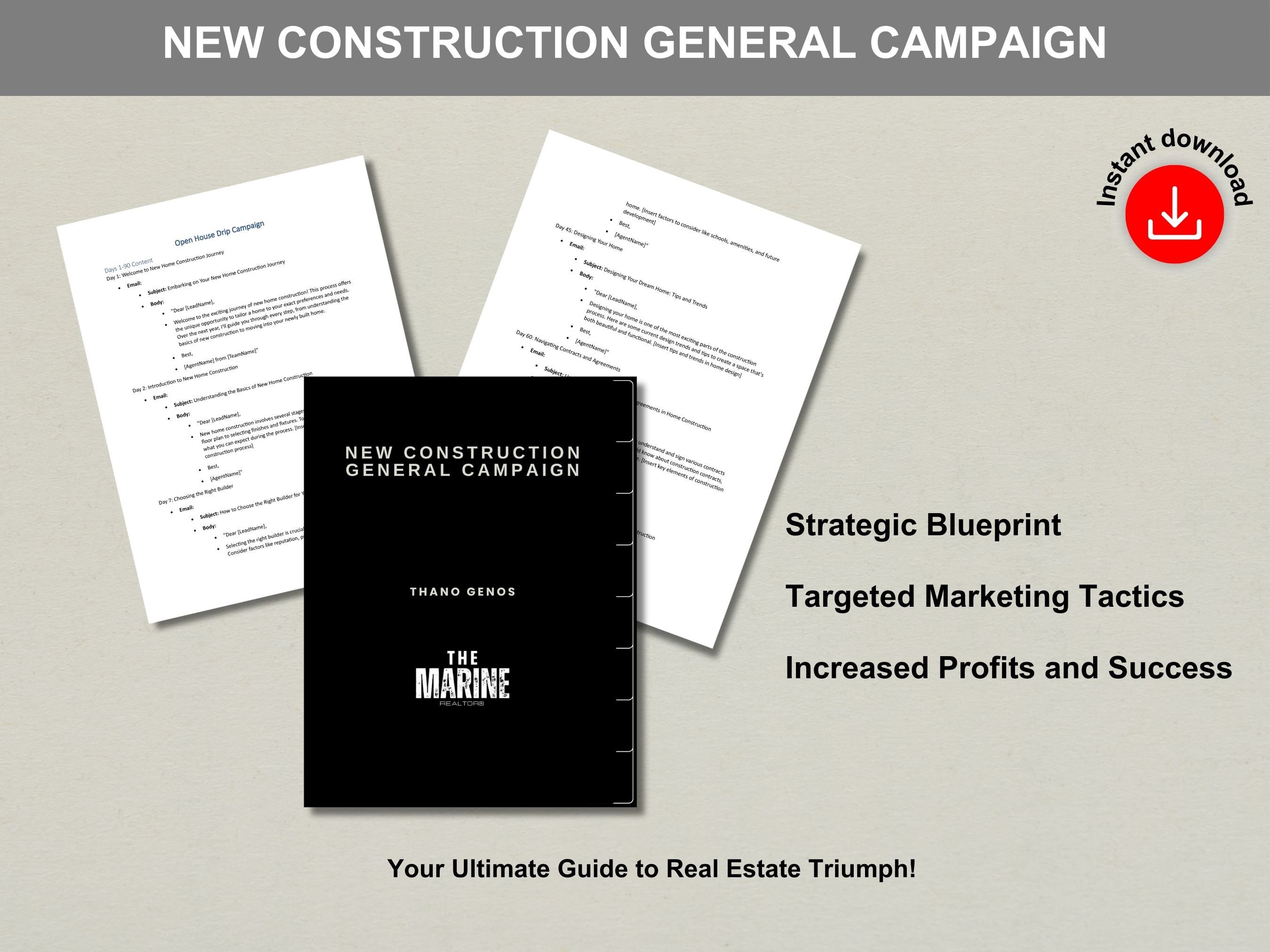 New Construction General Campaign Realtor New Home Marketing New ...