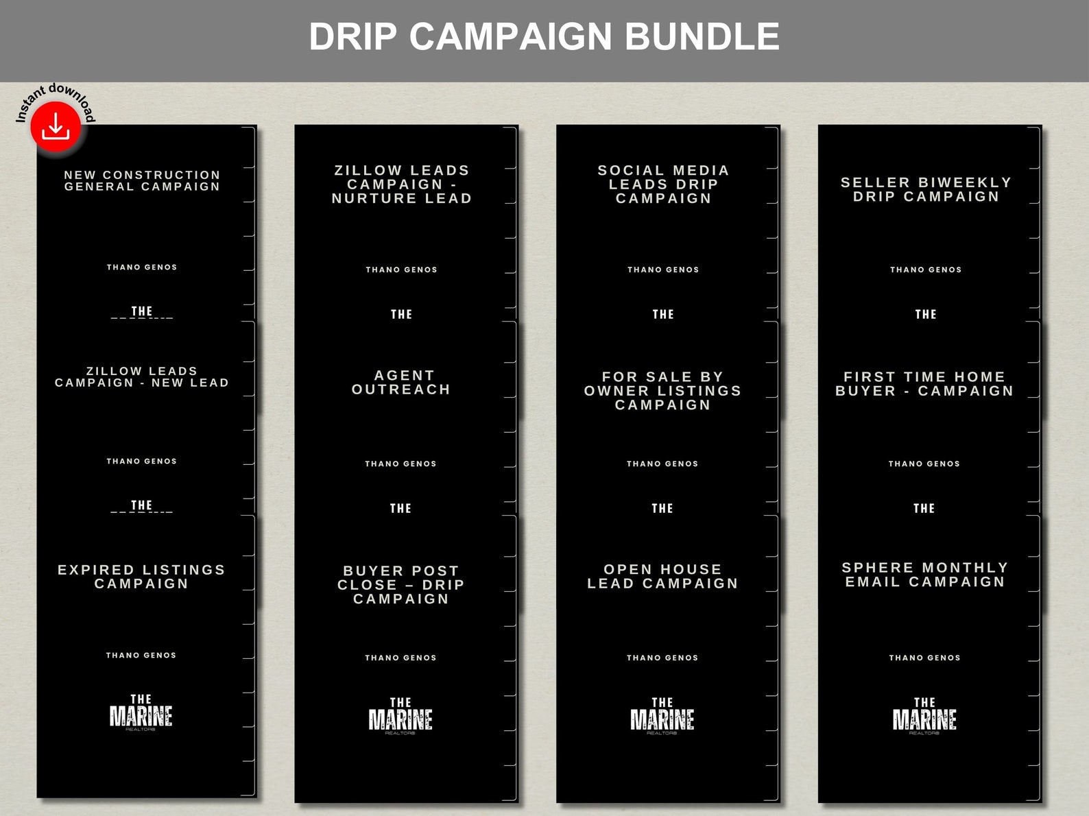 Real Estate Email Drip Campaign Bundle Open House Social Media Leads ...