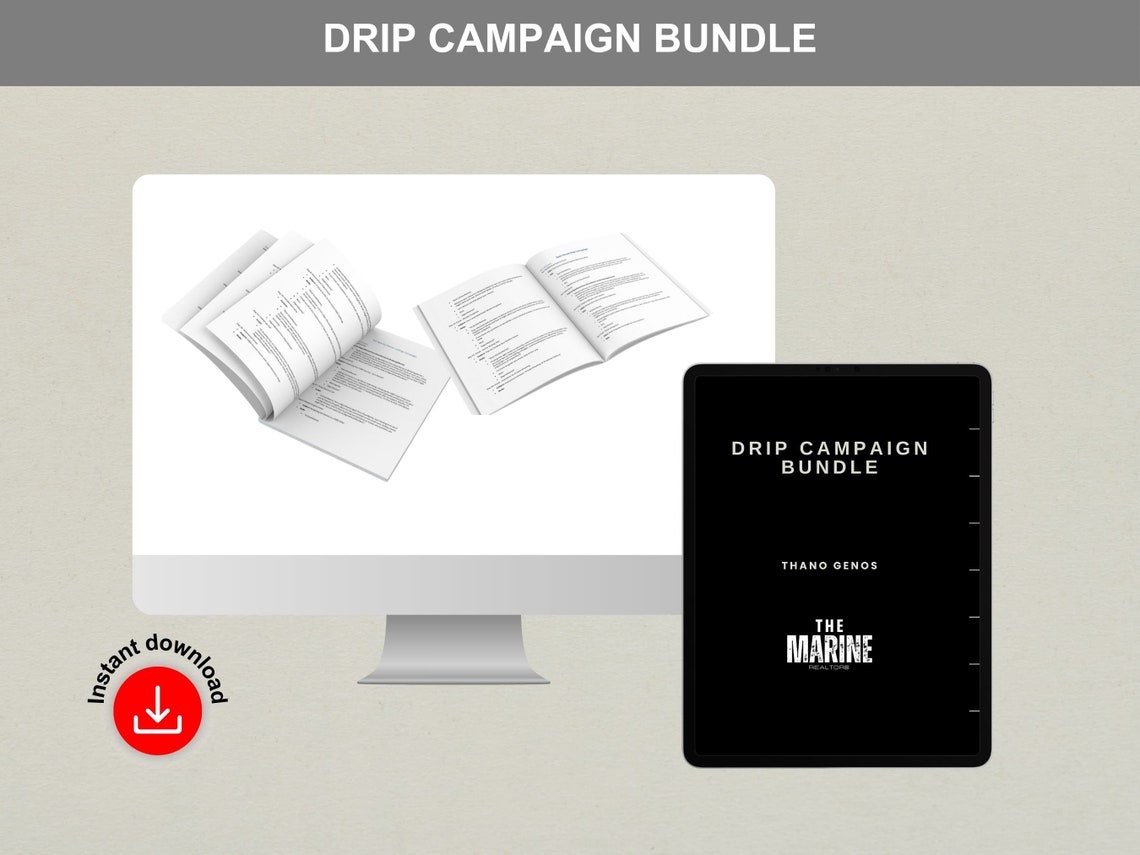 Real Estate Email Drip Campaign Bundle Open House Social Media Leads ...