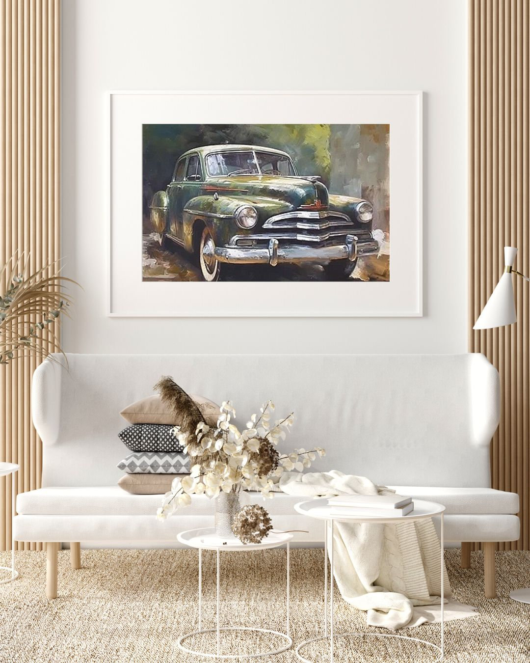 Classic Car Art, Vintage Car Art, Classic Car Painting, Vintage Car ...