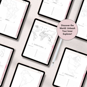 Digital Planner Travel, Goodnotes Planner, iPad Planner, Notability ...