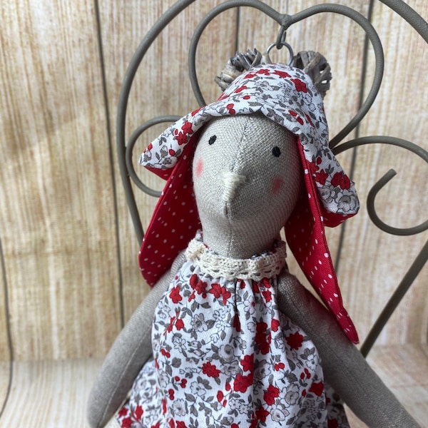 Rabbit in Tilda Fabric - Etsy