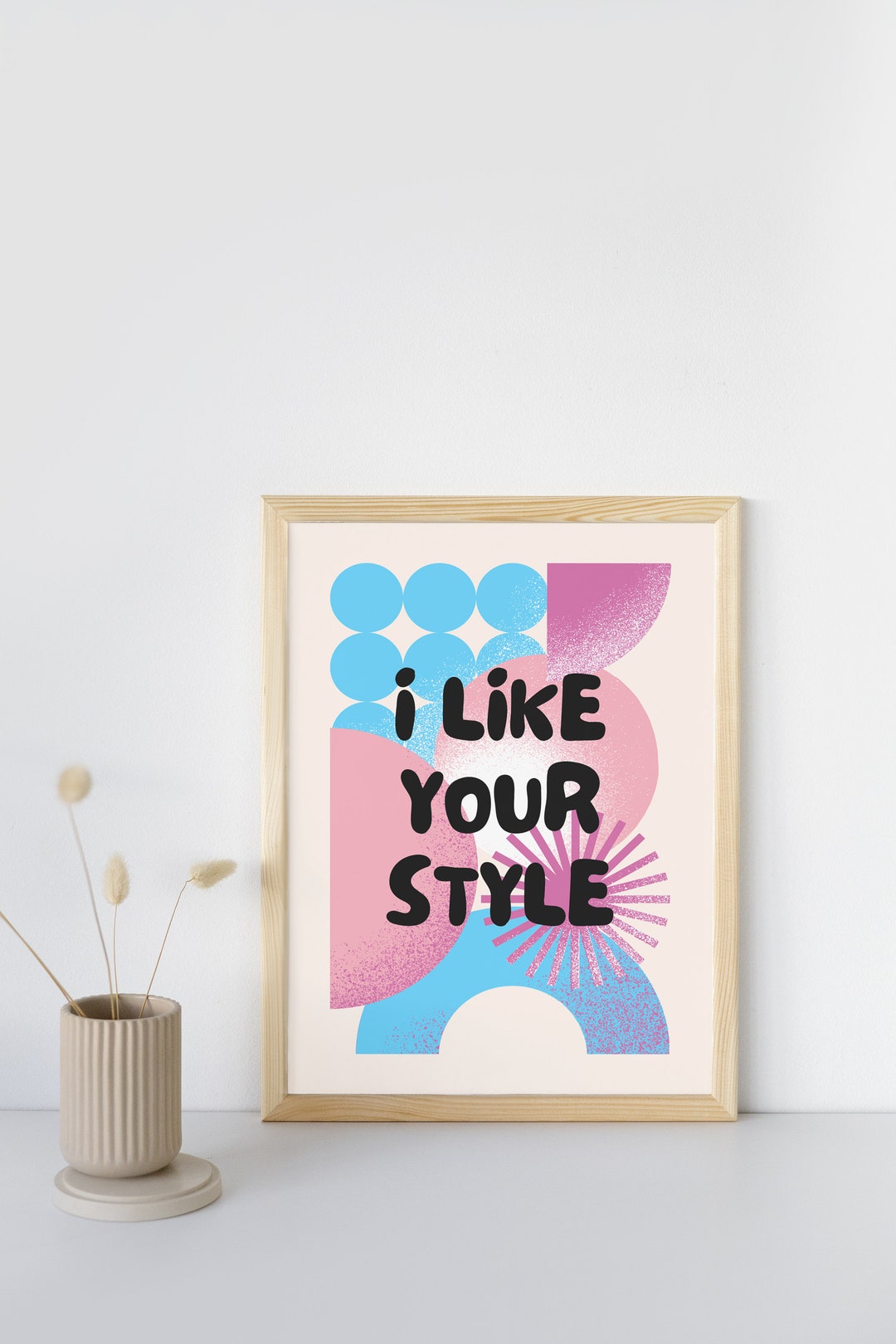 A4 Transgender Digital Art Print, I Like Your Style, LGBTQ Art, Queer ...