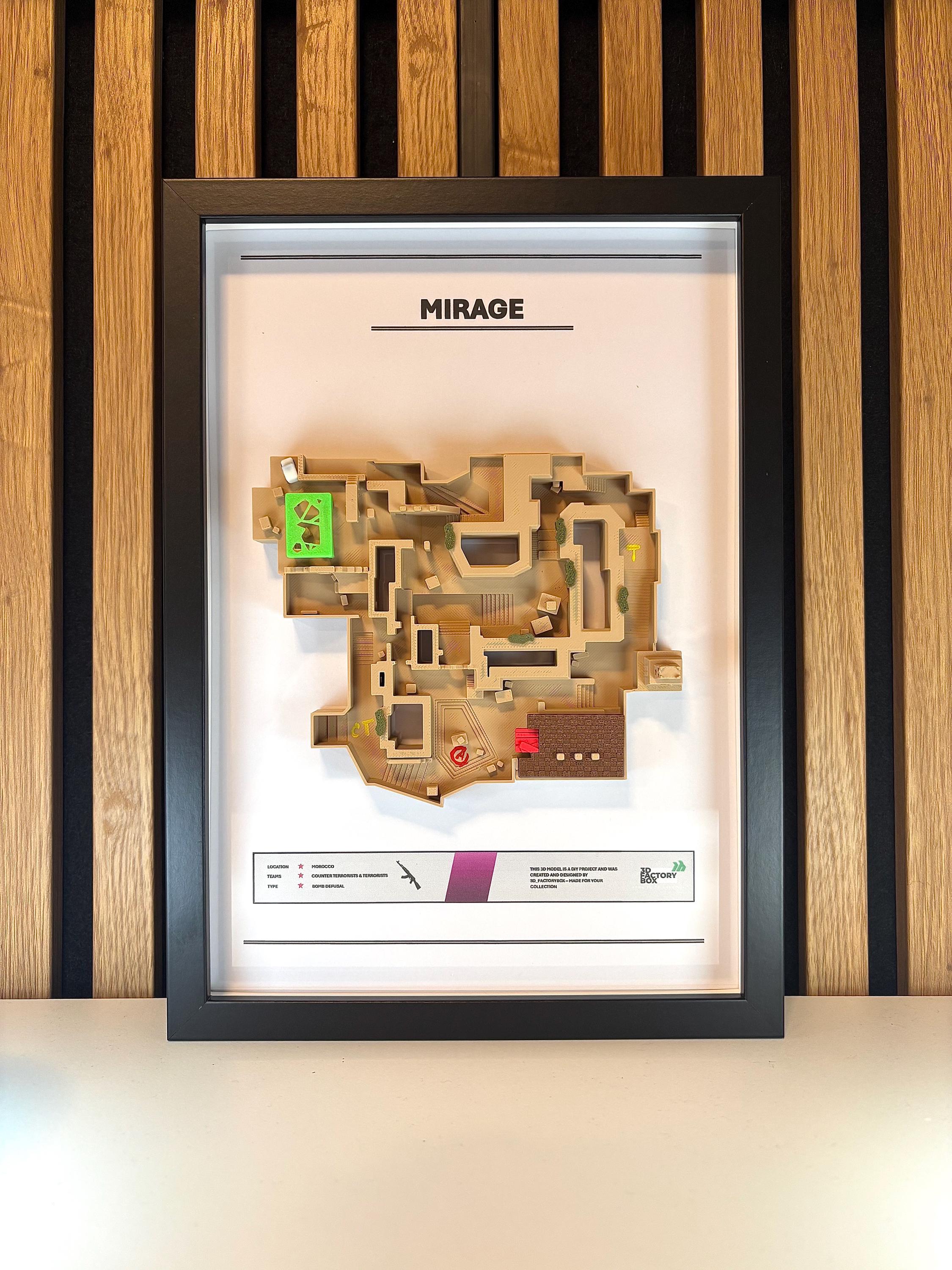 3D Printed DIY Gaming Map mirage - Etsy