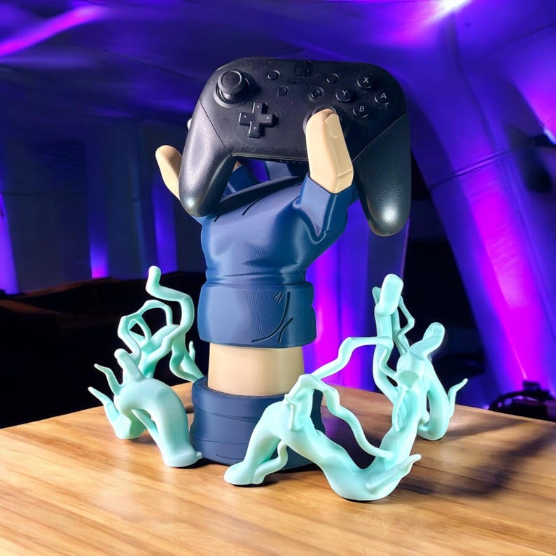3D Printed DIY Universal Controller Stand - Anime Hand - Etsy