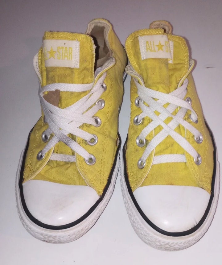 Converse CTAS Low Unisex Yellow Running Shoes Men 7 Women's 9, 102998F ...