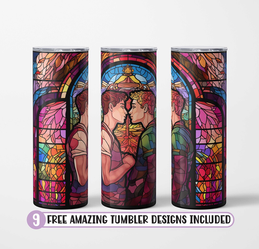 Pride 20oz Skinny Tumbler Sublimation Designs, Human LGBT Tumbler Wrap ...