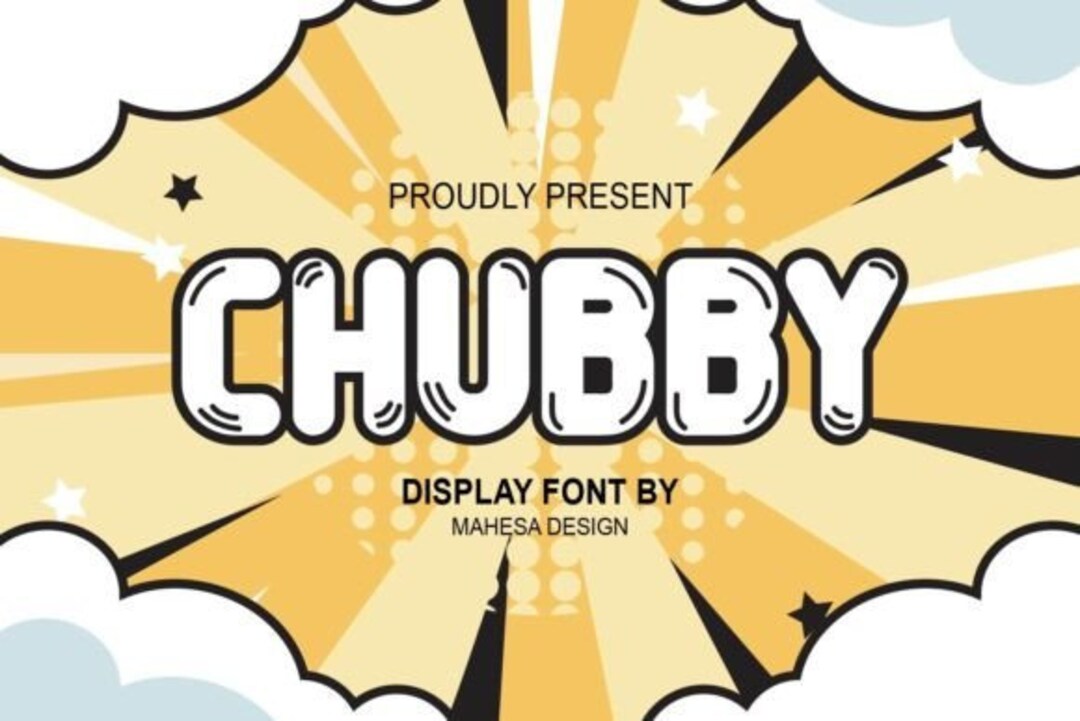 Chubby Font Handwritten Font Beautiful Font Cricut Font - Etsy