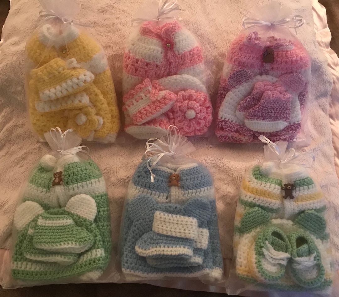 Crocheted Baby Sets - Etsy