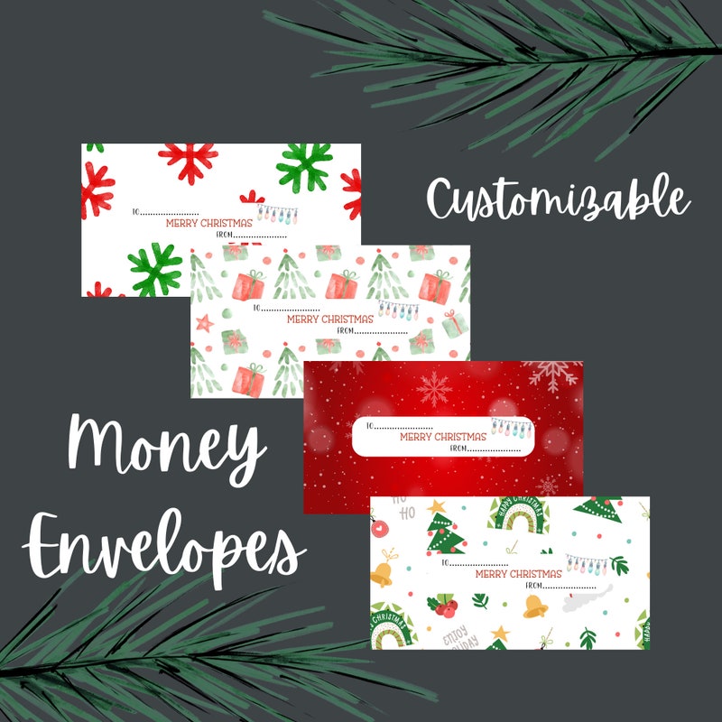 Cash Envelope Template - Etsy