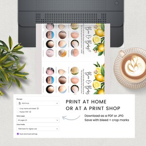 Lemon Baby Shower Games Bundle Printable 12 Game Cards Citrus Theme ...