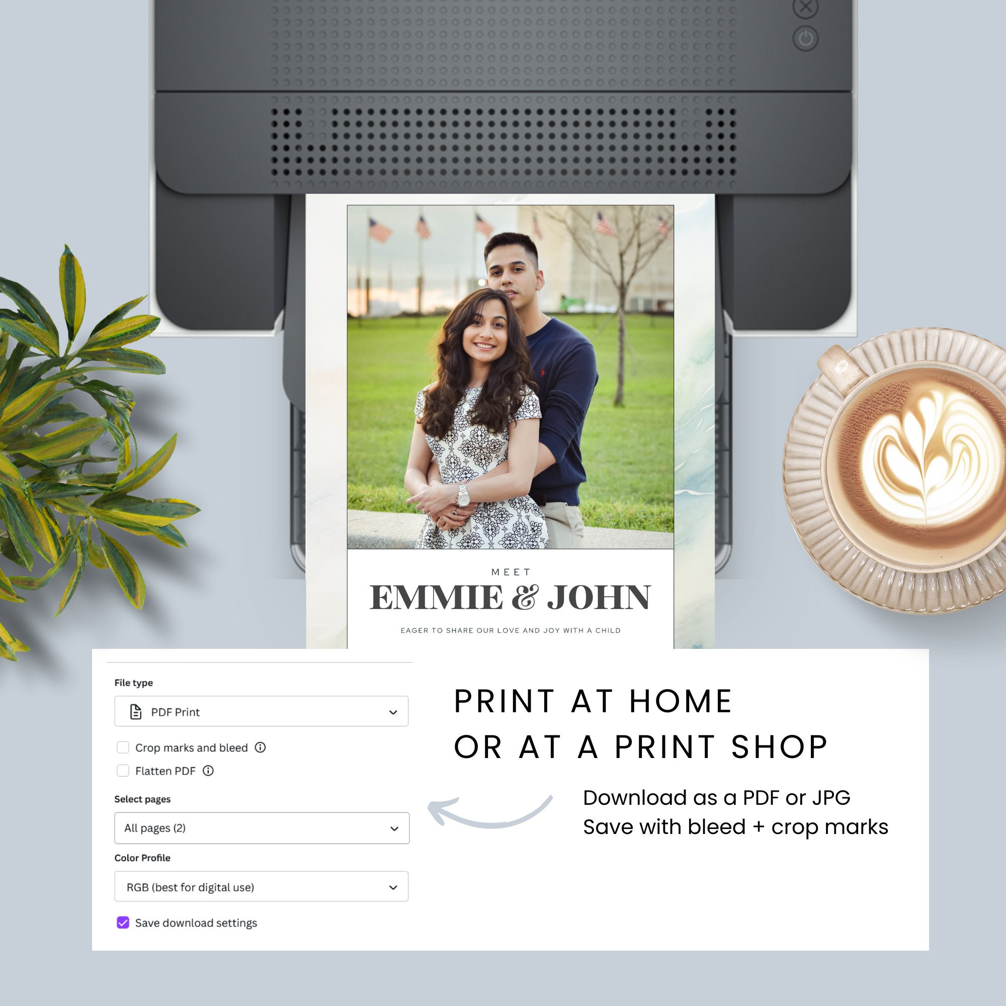 Adoption Profile Template, Share Your Baby Journey, All About Us Book ...