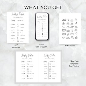 Wedding Program Infographic, Wedding Ceremony Order of Events, Timeline ...