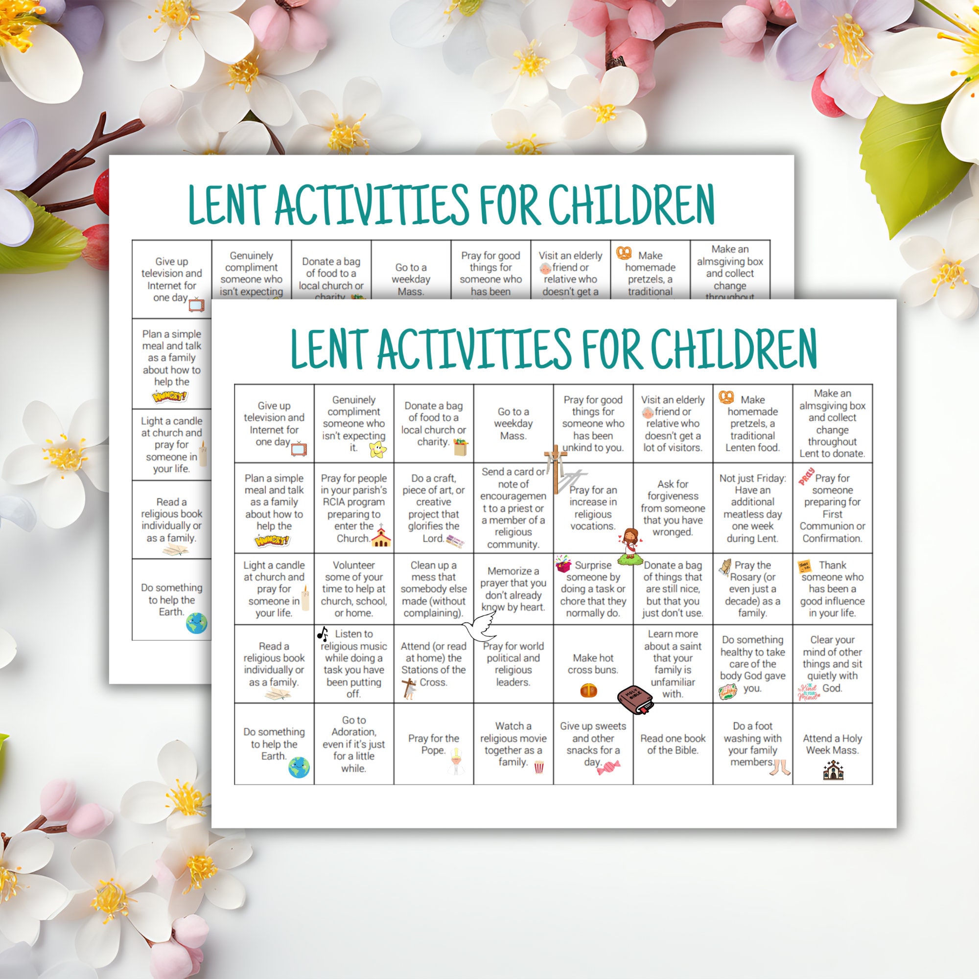 Lent Activities for Kids, Activities for Families, Lent Calendar ...