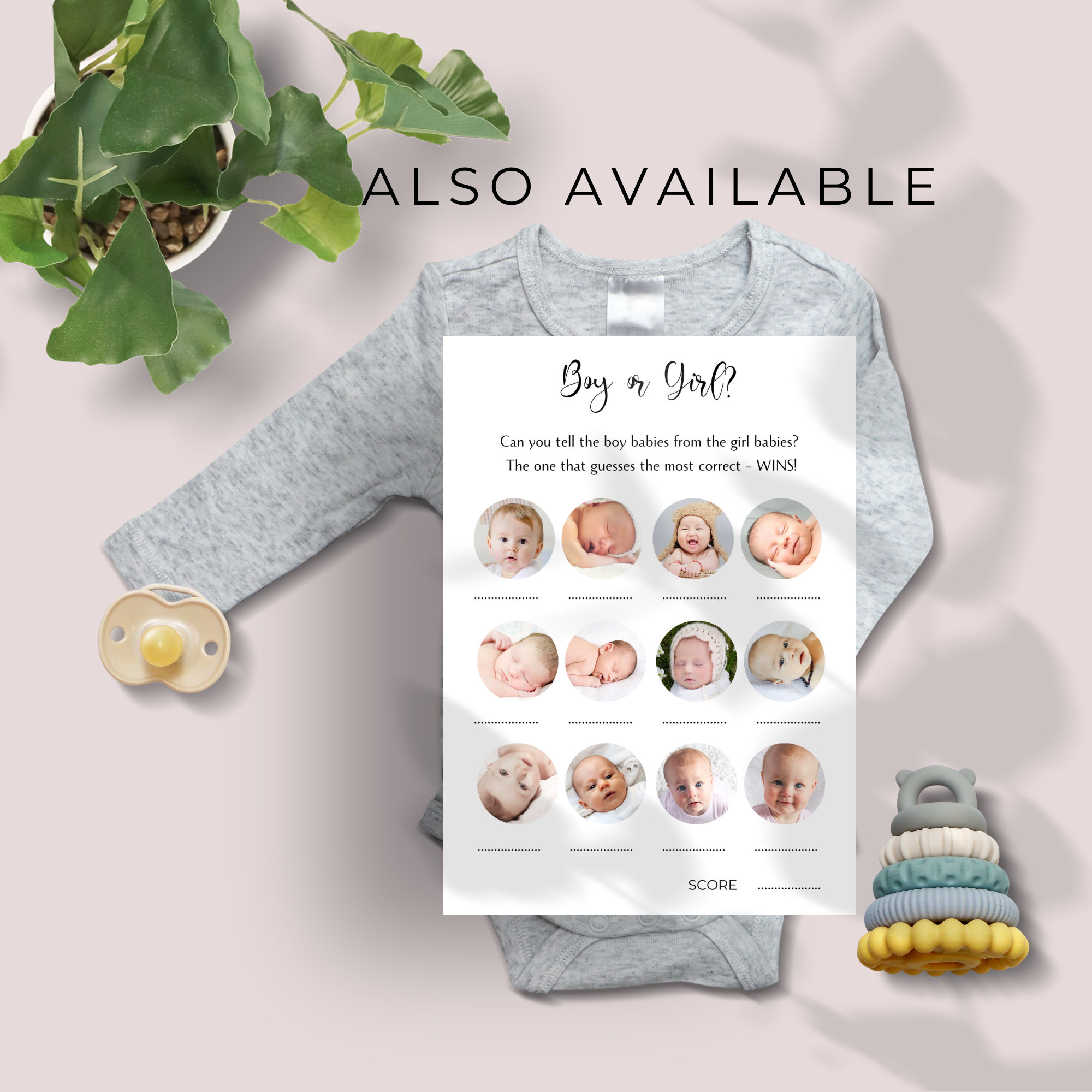 Fun Baby Shower Games, Printable, Labour or Roller Coaster Shower Game ...