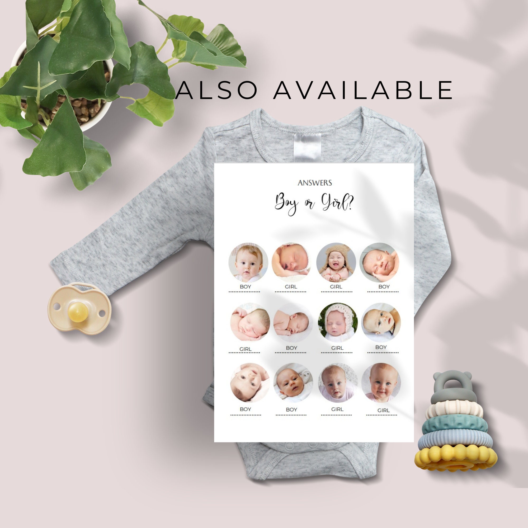 Baby Shower Games Belly Printable Shower Activity for - Etsy