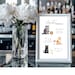 Custom Cat Cocktail Sign, Pet Photo Bar Menu Template (canva) - Etsy