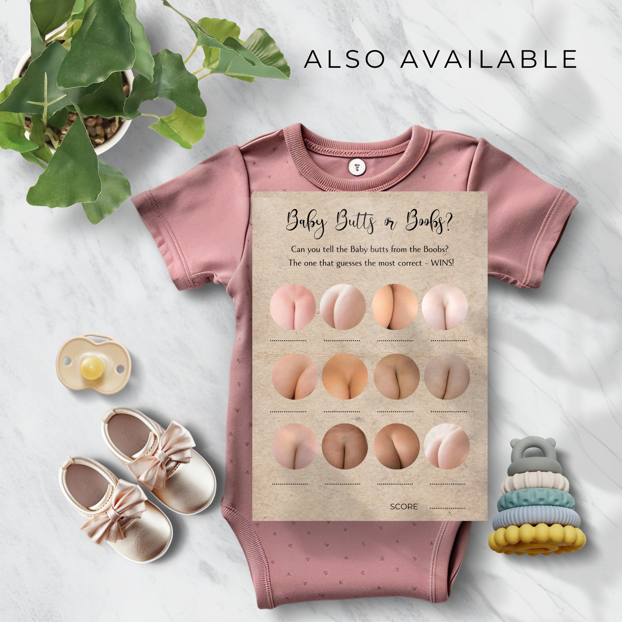 Labor or Horror Baby Shower Game, Minimalist Picture Quiz (PDF) - Etsy