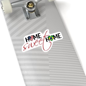 Home Sweet Home Sticker, American Flag, Dual Citizenship, Gift for ...