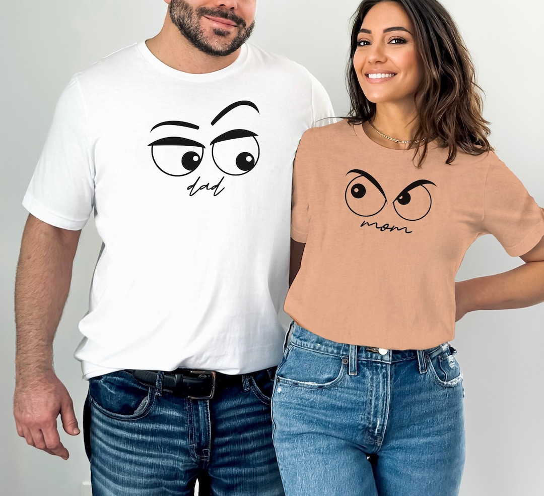 Side Eye Shirt, Funny Gifts for Mom and Dad, Scornful, Watching You Tee ...