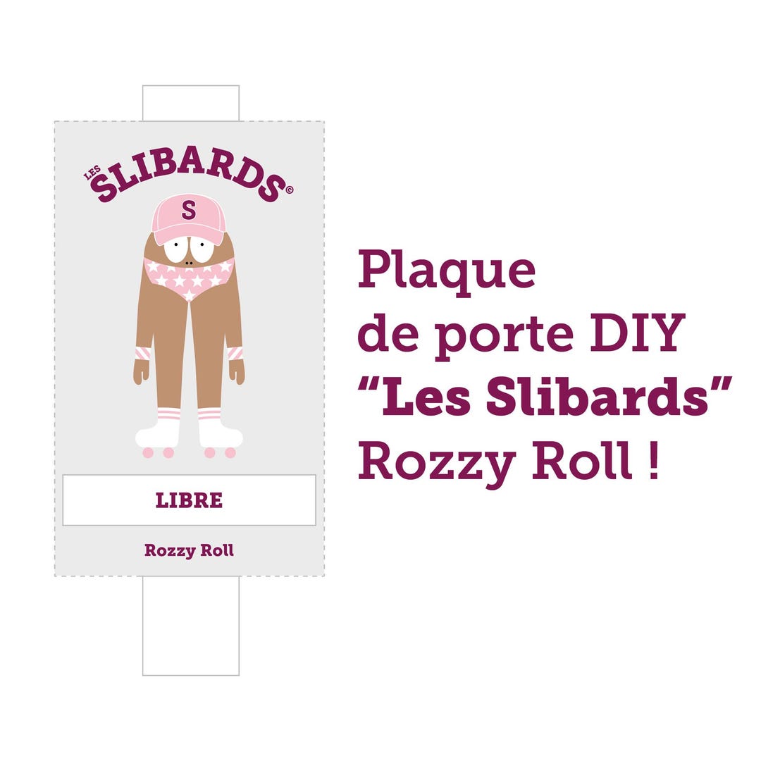 DIY "slibarde Rozzy Roll" Roller Skate Door Sign. - Etsy