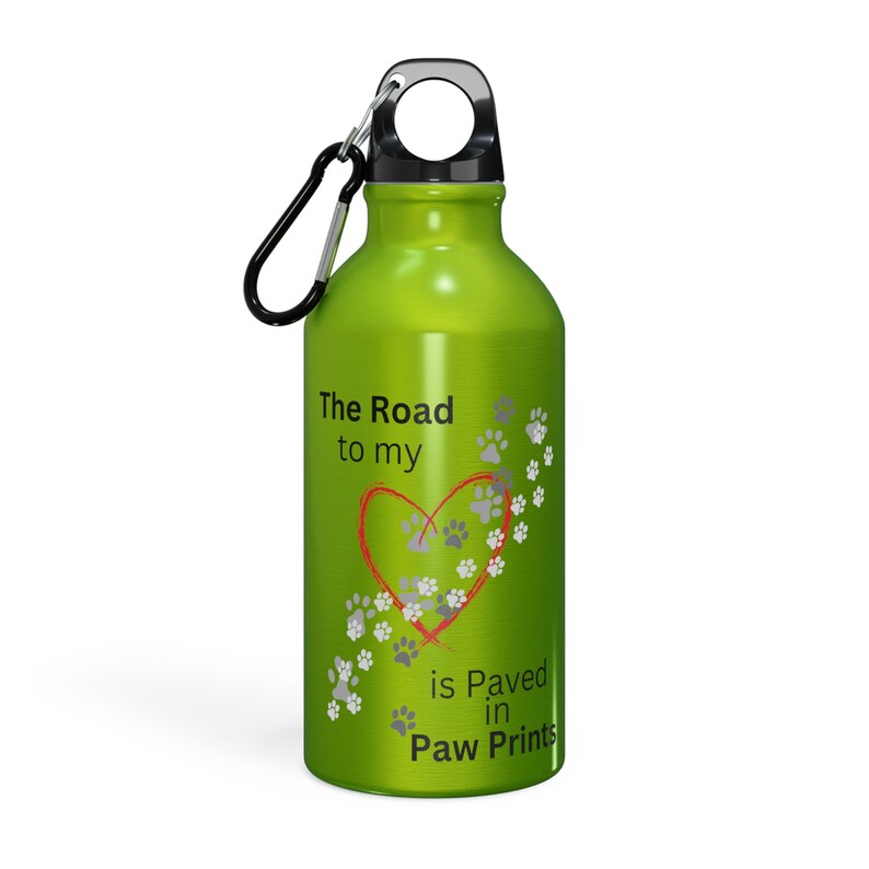 Paw Prints Sport Bottle - Etsy